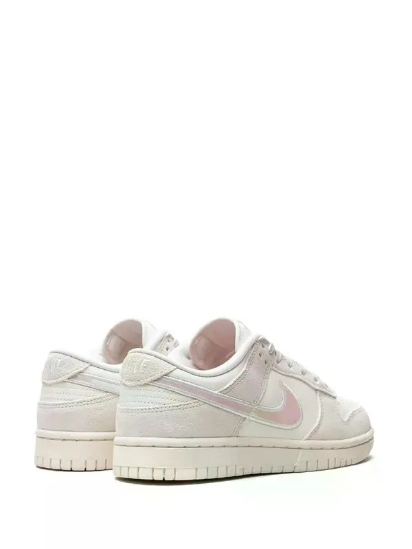 Nike Dunk Low Iridescent Swoosh Sneakers - White