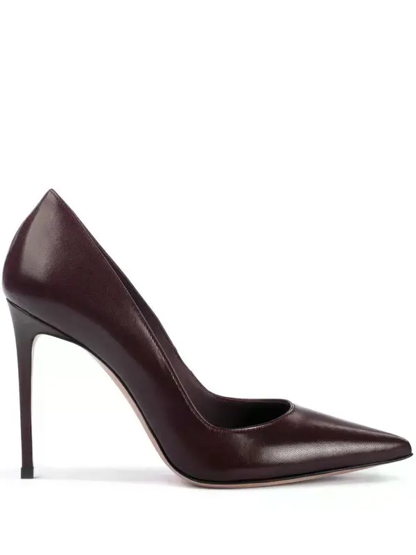 LE SILLA Eva 100mm Leather Pumps - Red
