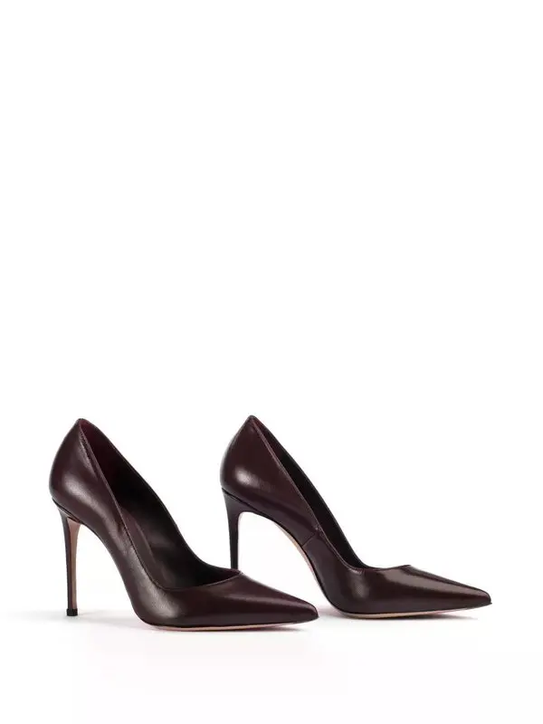 LE SILLA Eva 100mm Leather Pumps - Red