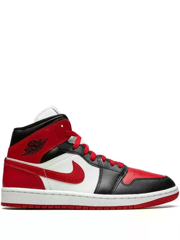 JORDAN 1 Mid Sneakers - Red