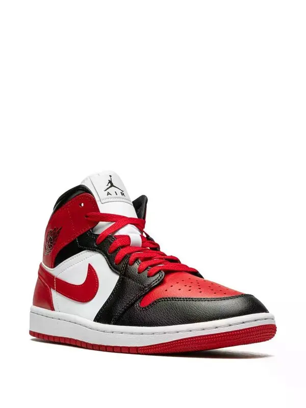 JORDAN 1 Mid Sneakers - Red