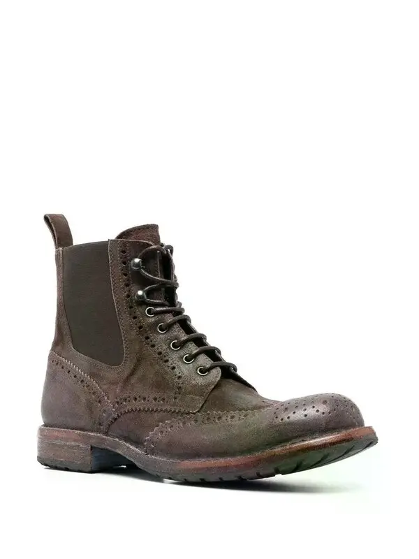 Moma Perforated Detail Ankle Boots