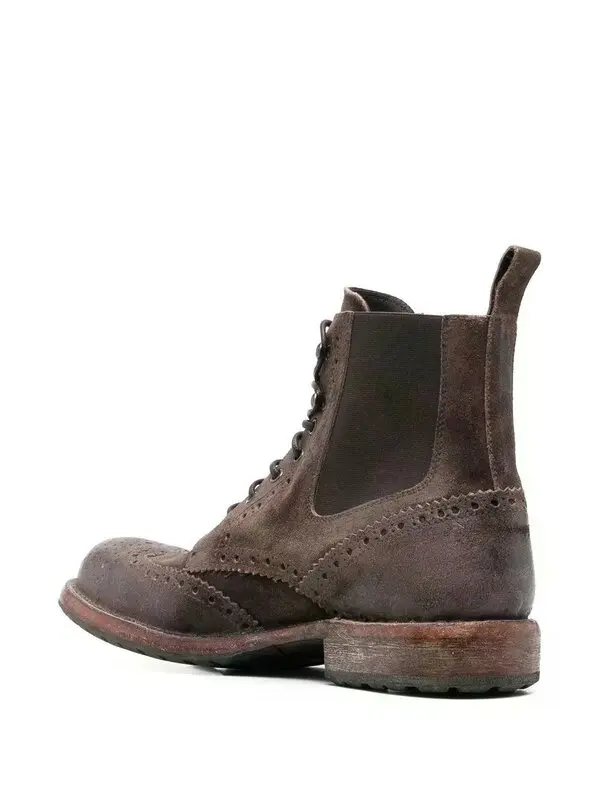 Moma Perforated Detail Ankle Boots