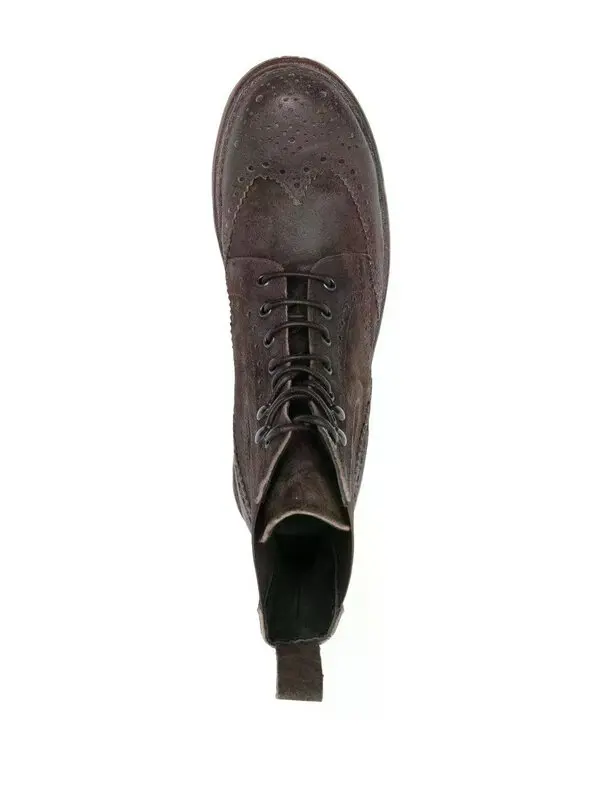 Moma Perforated Detail Ankle Boots