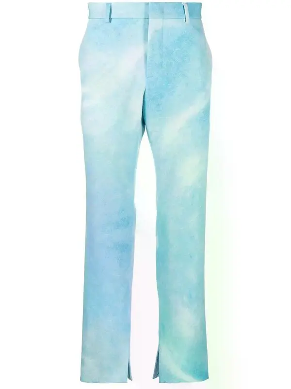 MSFTS Tie-dye Effect Trousers