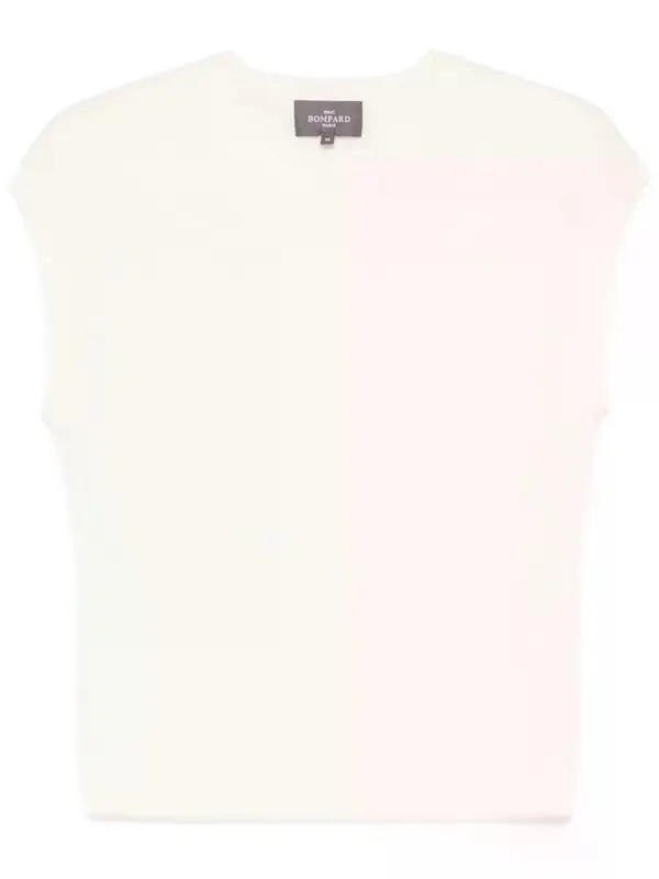 Eric Bompard Cap-sleeve Vest - Neutrals