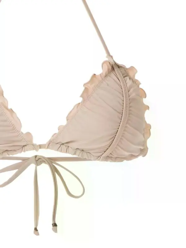 AMIR SLAMA Scalloped Trim Bikini Set