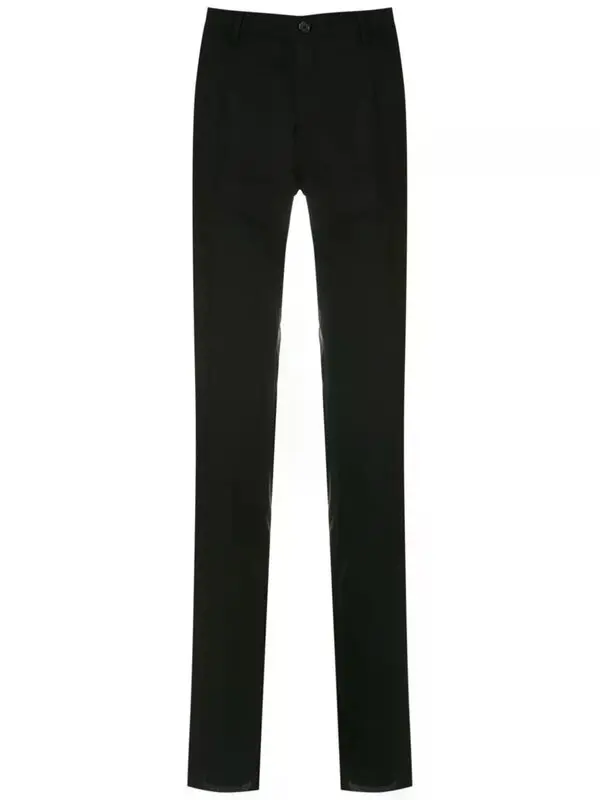 Dolce & Gabbana Straight Tailored Trousers - Black
