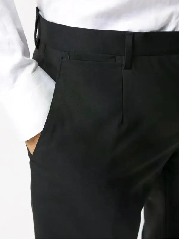 Dolce & Gabbana Straight Tailored Trousers - Black