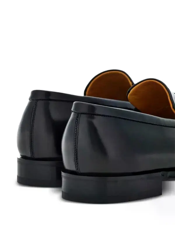 FERRAGAMO Gancini-detailed Leather Loafers