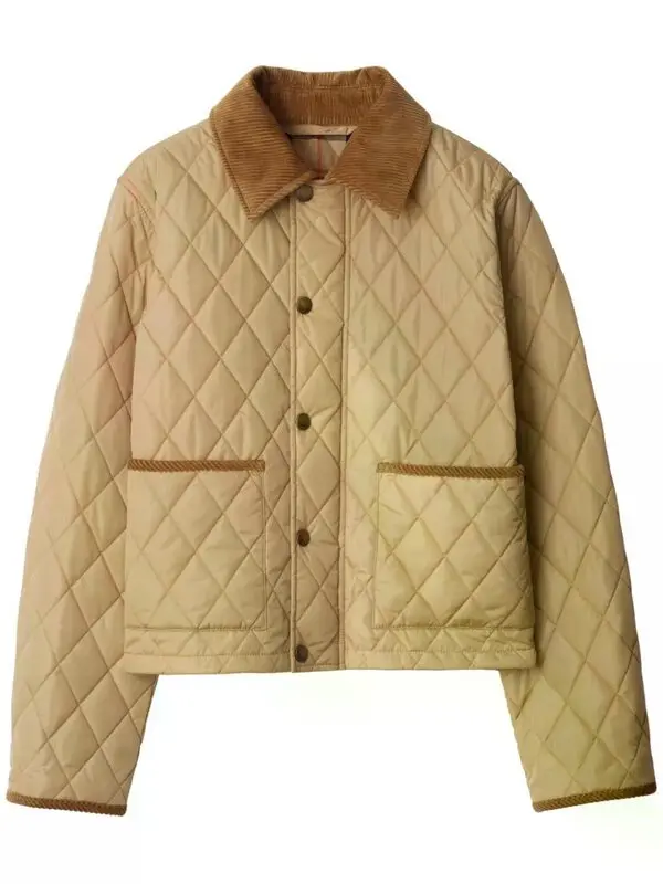 Burberry Quilted Jacket - Neutrals