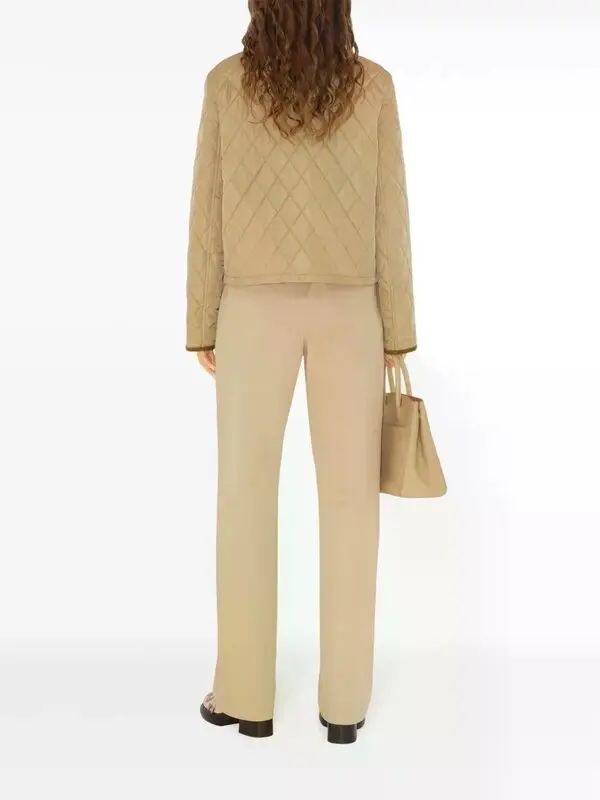 Burberry Quilted Jacket - Neutrals