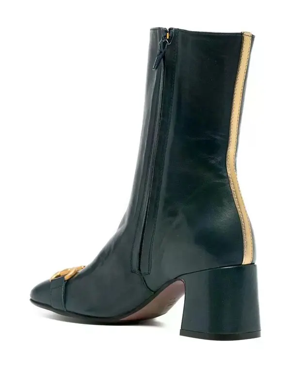MADISON MAISON 60mm Back Stripe Horsebit-detail Boots