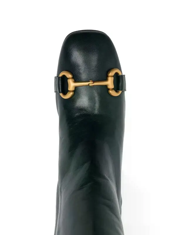 MADISON MAISON 60mm Back Stripe Horsebit-detail Boots
