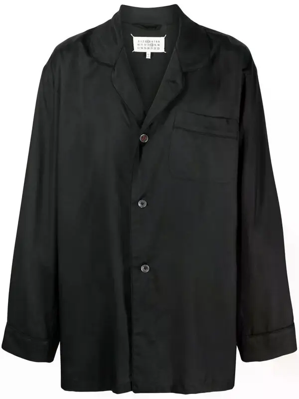 MAISON MARGIELA Long-sleeve Silk Shirt