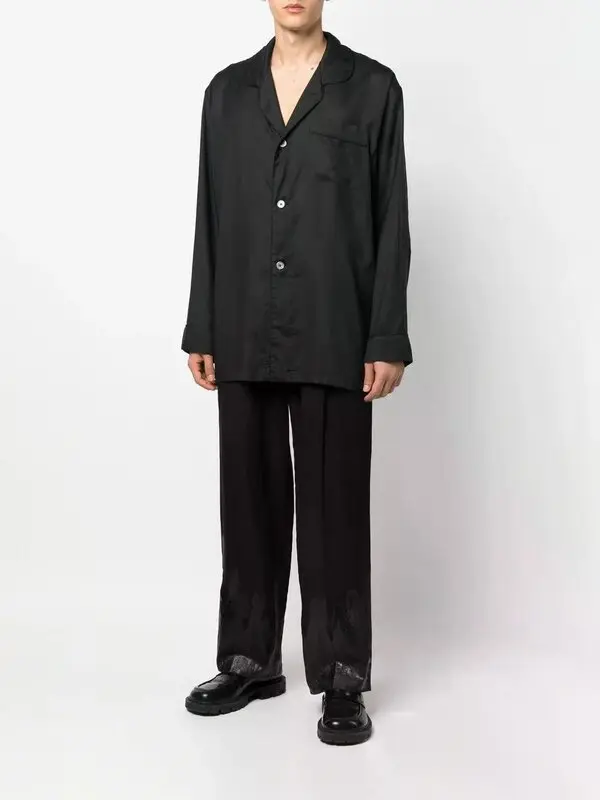 MAISON MARGIELA Long-sleeve Silk Shirt