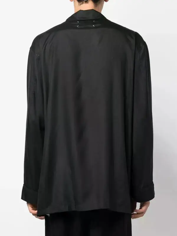 MAISON MARGIELA Long-sleeve Silk Shirt