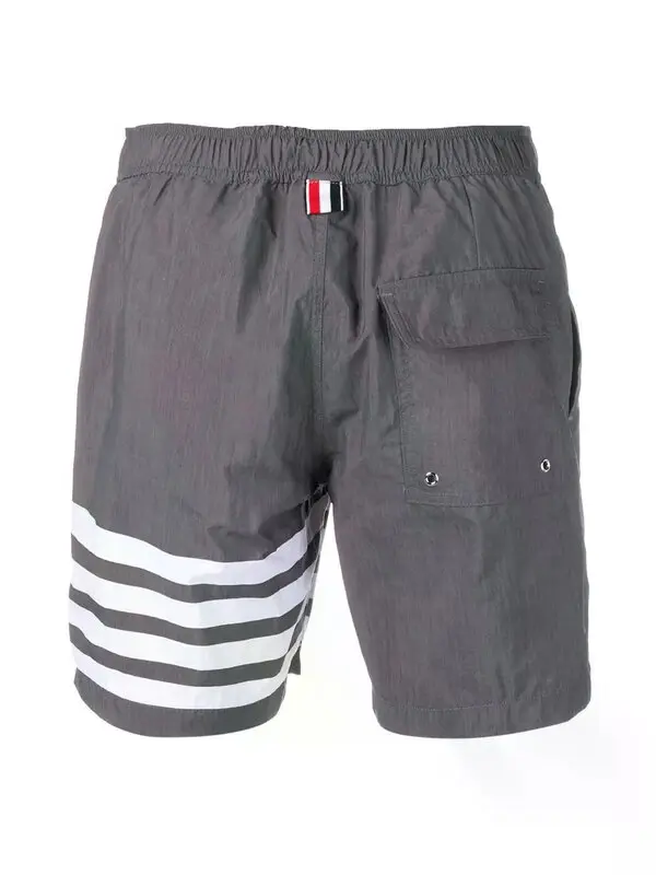 Thom Browne 4-bar Solid Tech Swim Shorts