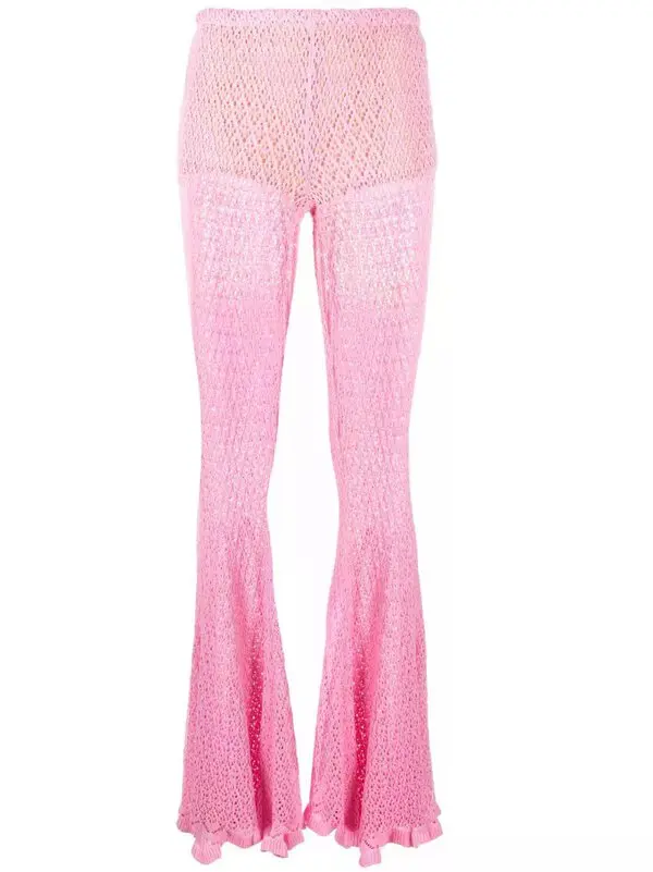 Blumarine Knitted Flared Trousers