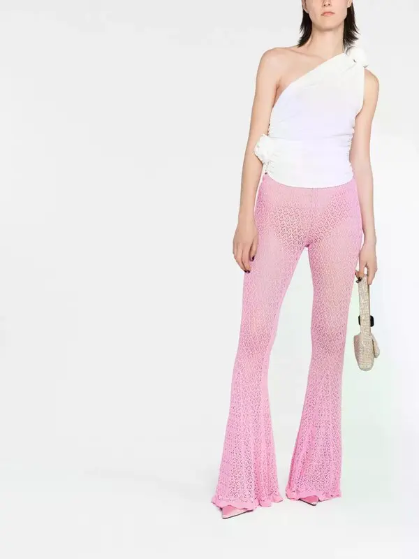 Blumarine Knitted Flared Trousers