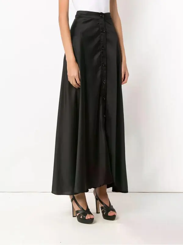 AMIR SLAMA Silk Long Skirt
