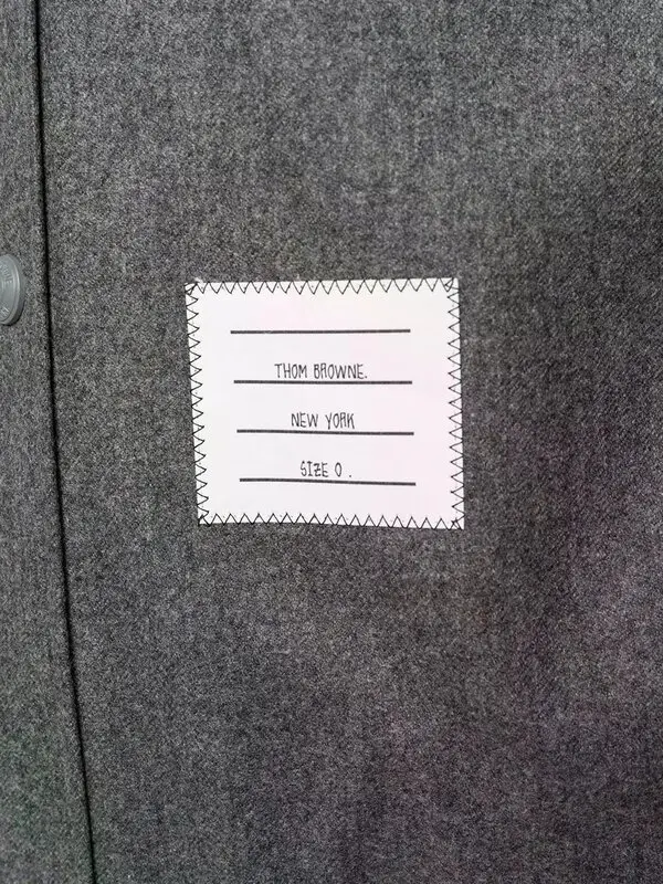 Thom Browne Logo-patch Shirt Jacket