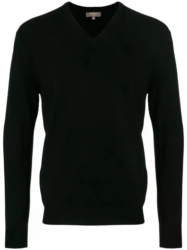N.peal The Burlington Cashmere Jumper - Black