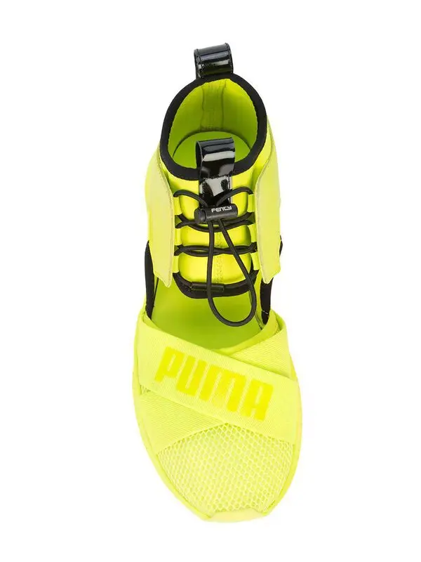 FENTY BEAUTY Avid Cut-out Sneakers - Green