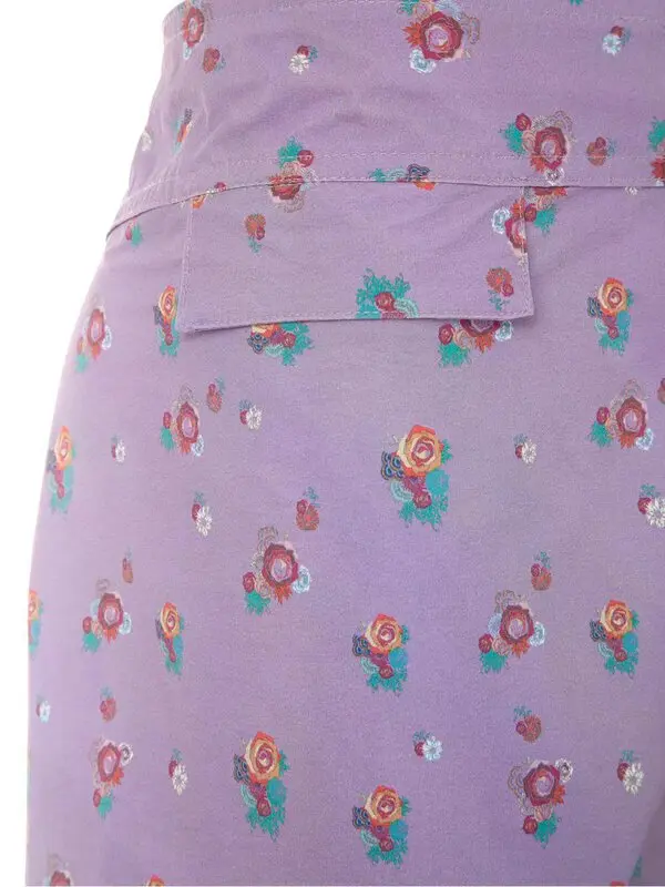 AMIR SLAMA Floral Print Swim Short