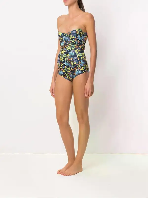 AMIR SLAMA Printed One-piece Swimsuit