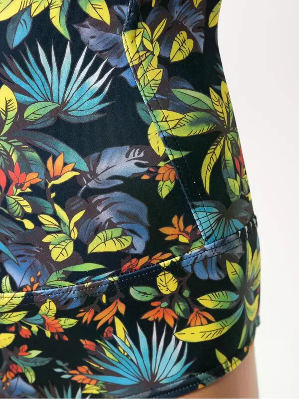 AMIR SLAMA Printed One-piece Swimsuit