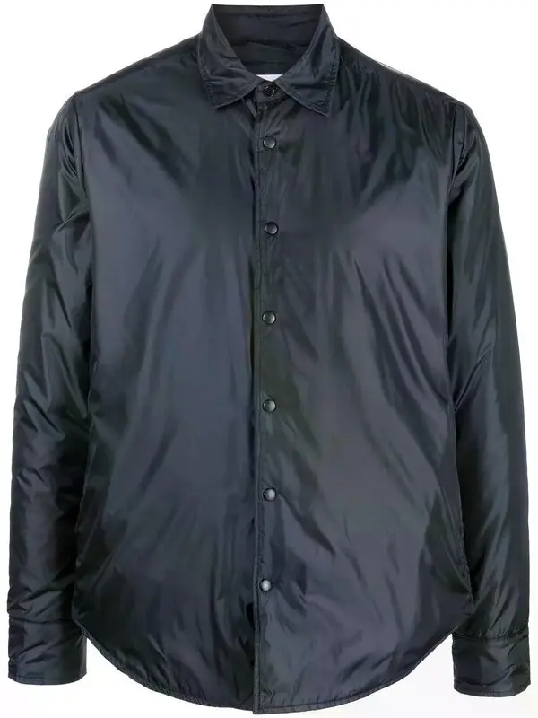 Aspesi Long-slevees Padded Overshirt - Blue