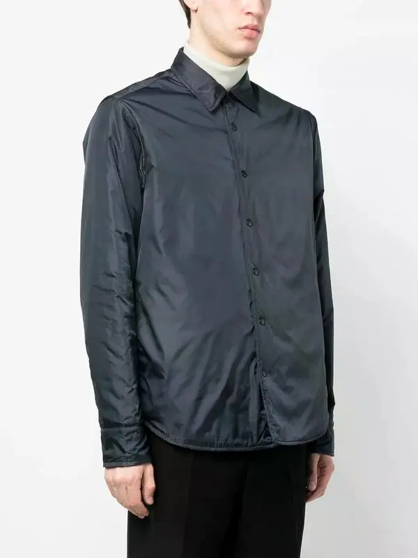 Aspesi Long-slevees Padded Overshirt - Blue