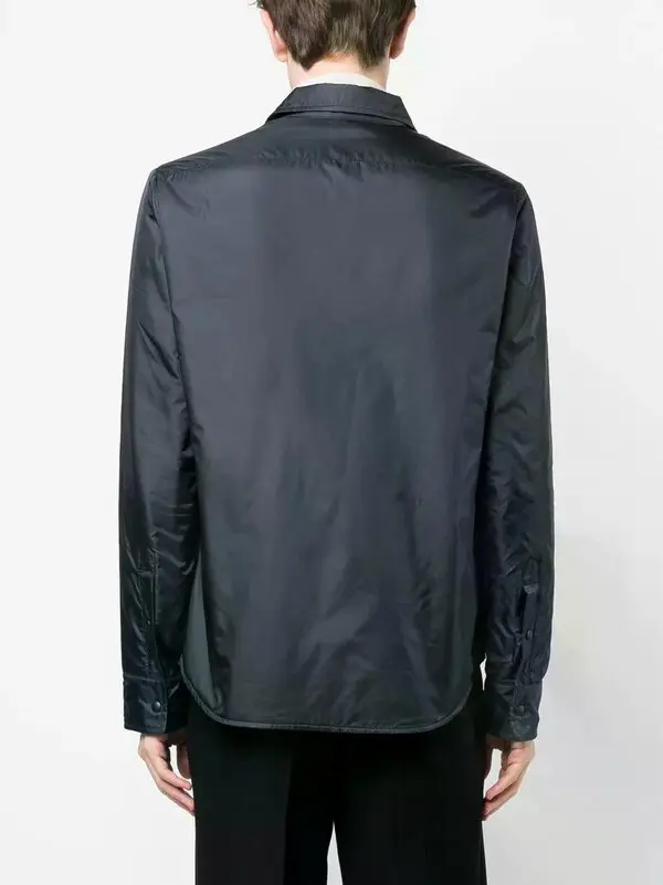 Aspesi Long-slevees Padded Overshirt - Blue