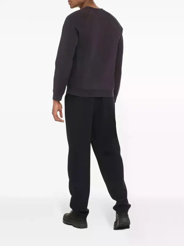 Giorgio Armani Logo-print Cotton-blend Sweatshirt
