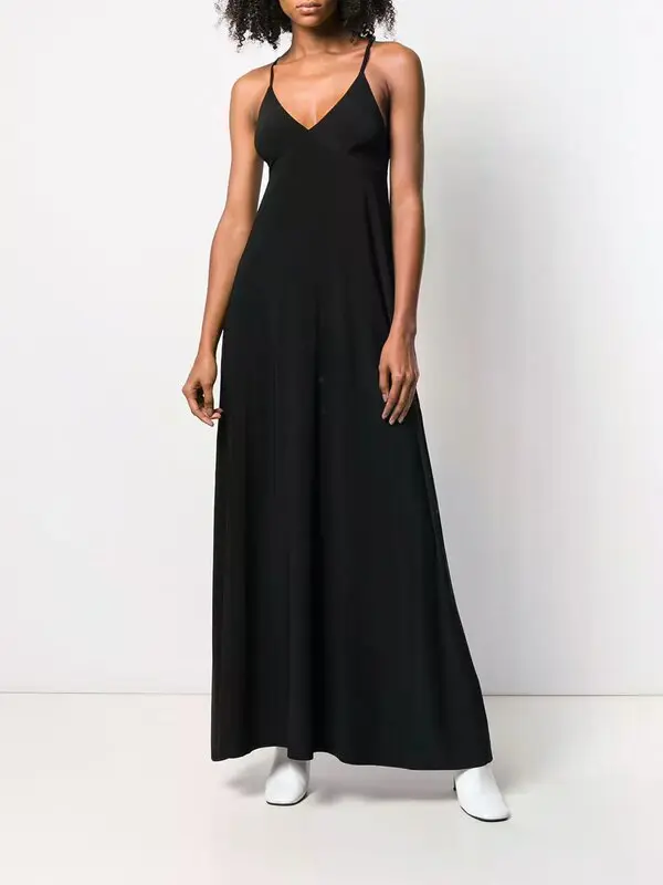 Norma Kamali V-neck Maxi Dress