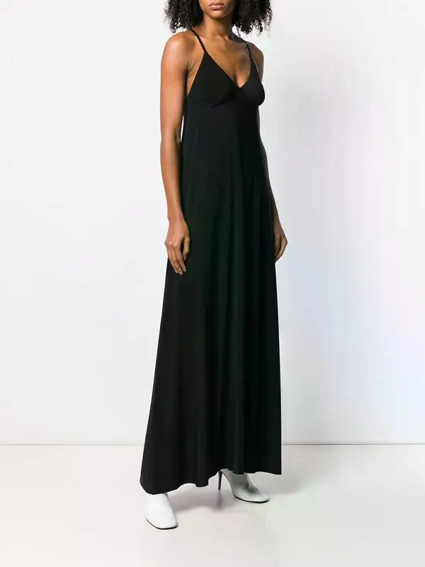 Norma Kamali V-neck Maxi Dress