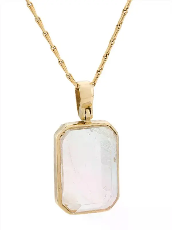 GOOSSENS Emerald Cut Crystal Pendant Necklace