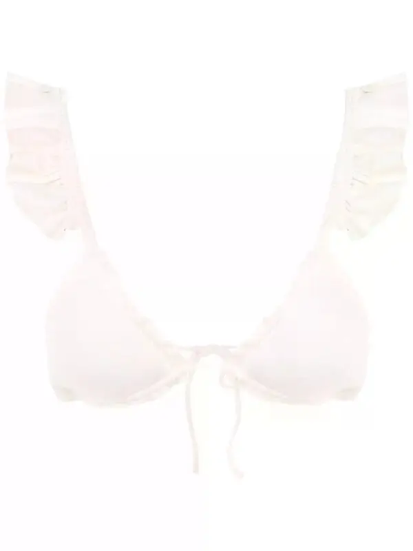 CLUBE BOSSA Laven Bikini Top - White