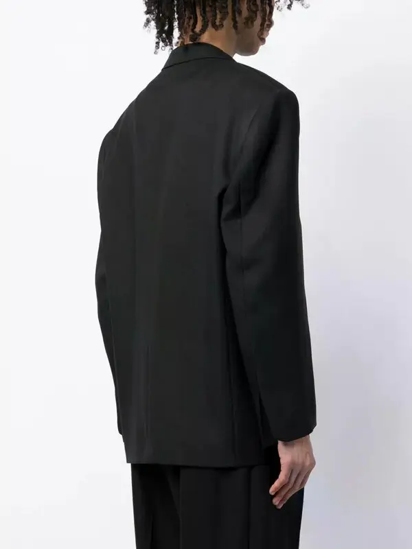 Random Identities Long-sleeved Oversized Blazer