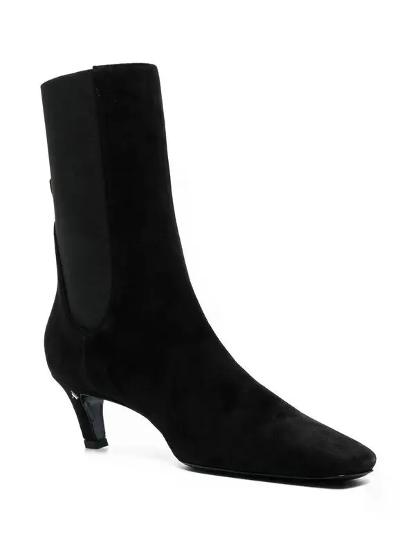 TOTEME The Mid Heel 50mm Boots - Black