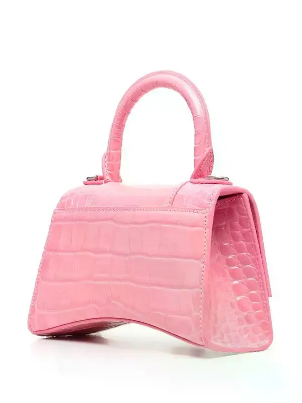 Balenciaga Hourglass Xs Top-handle Bag - Pink