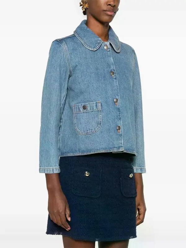 Ba&sh Tiny Denim Jacket