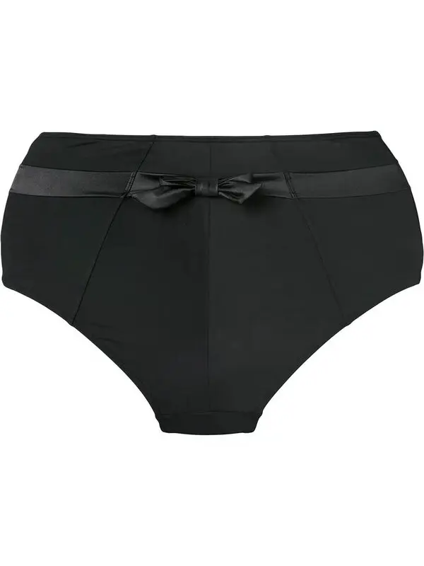 Marlies Dekkers Cache Coeur High-waisted Bikini Briefs - Black