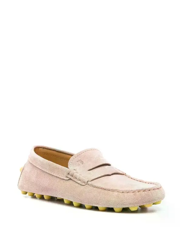 TOD'S Gommino Suede Driving Shoes - Neutrals