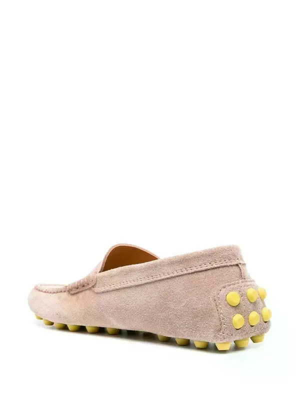 TOD'S Gommino Suede Driving Shoes - Neutrals