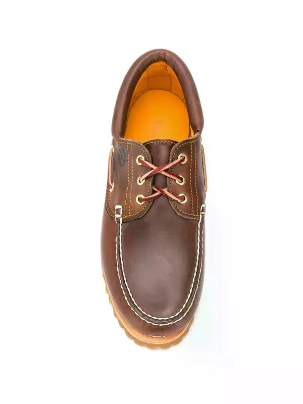 Timberland Leather Boat Shoes - Brown