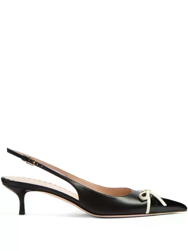 Valentino Garavani Bepointy Slingback Pumps - Black