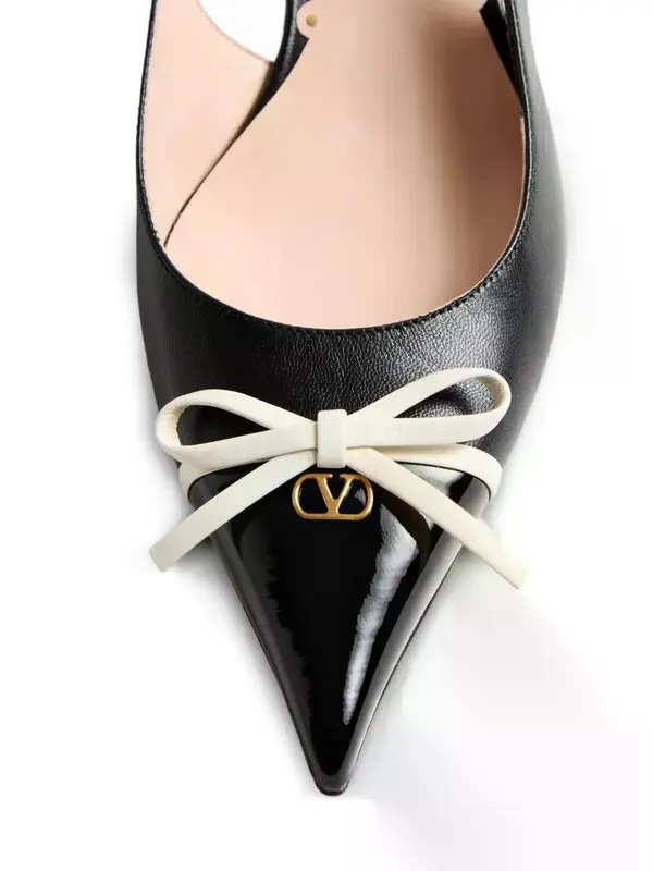 Valentino Garavani Bepointy Slingback Pumps - Black
