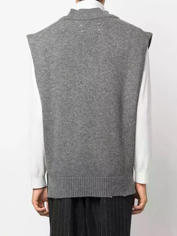 MAISON MARGIELA Layered Knitted Vest